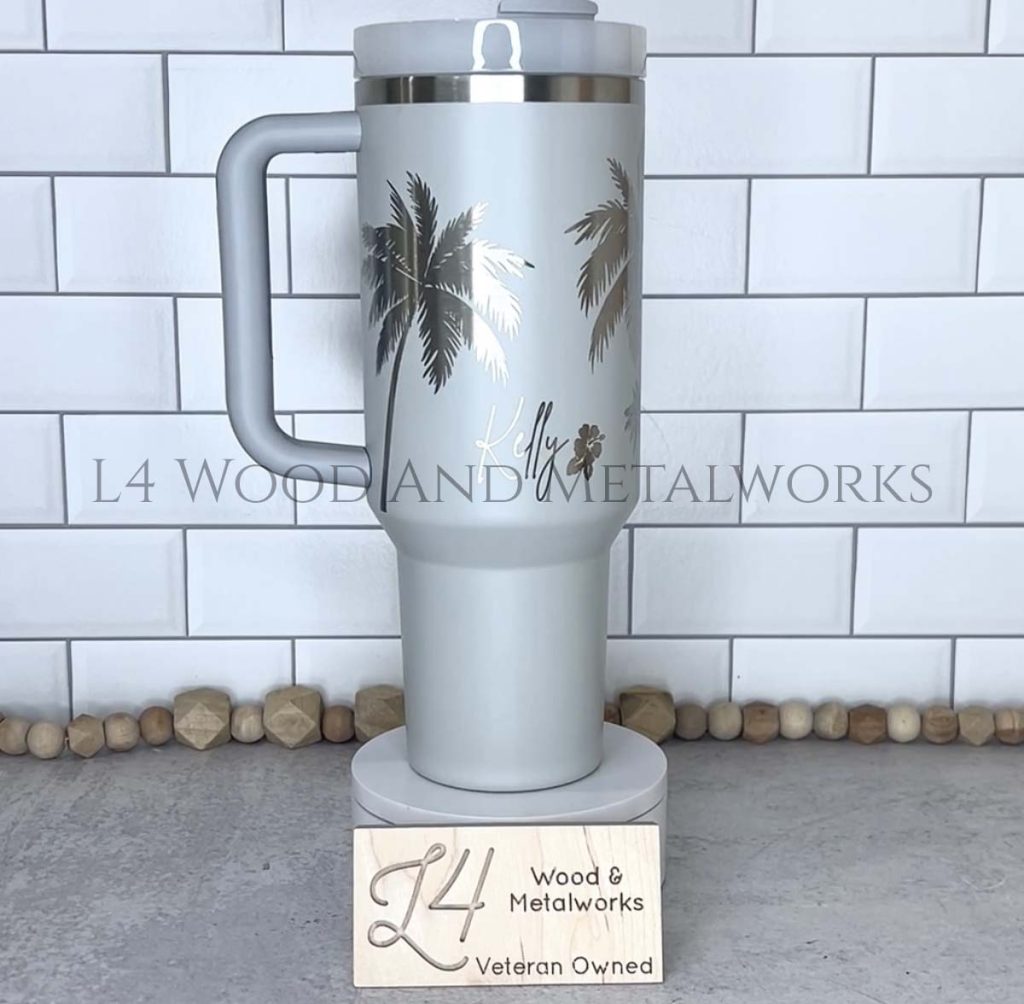Engraved Stanley Tumblers | L4 Laser Engraving and Metal Art